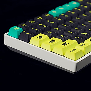 136 Key Cyber Style Cherry Profile Five Side Dye Sub Keycaps PBT Key caps for TKL 61 64 68 75 87 96 104 108 Keychron MX Keyboard