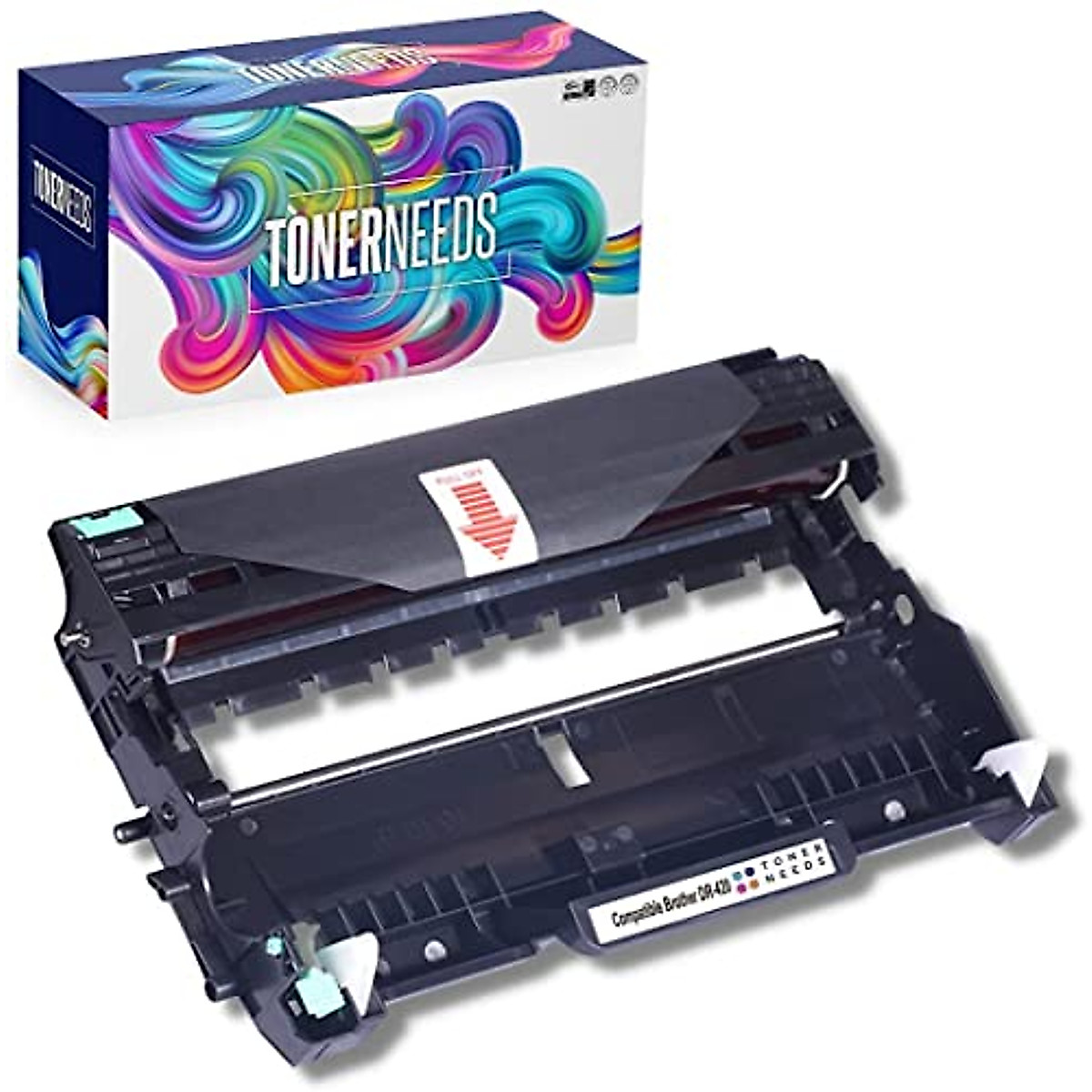 TONERNEEDS Remanufactured DR420 Drum Unit Replacement - Drum Replacement for Brother DR 420 - High Yield Use - Compatible with Brother HL-2270DW HL-2280DW HL-2230 HL-2240 HL-2240D - (1 Unit)