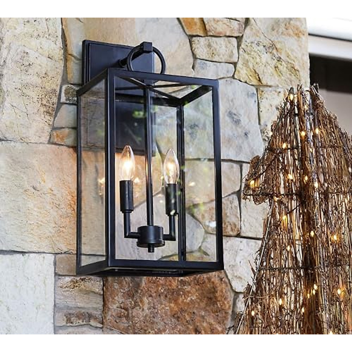 AMDTU Led Light Bulbs 40 Watt Equivalent E12, 4W 2700K Warm White 400LM Dimmable CA10 Chandelier Light Bulbs, High Brightness Candelabra Light Bulbs, CA11 Clear Flame Tip Light Bulbs for Chandelier