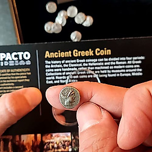 Greek Coin (200 BC) - The Nymphs of Ancient Greece, Certificate of Authenticity Included.