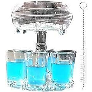 1-6 shot glass dispenser and holder