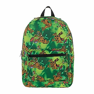 Scooby-Doo and Shaggy Sublimated Print Backpack with Laptop Pocket