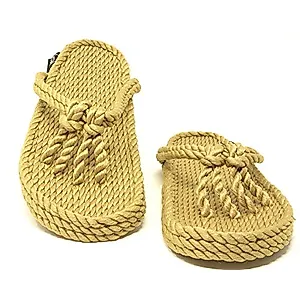 nomadic state of mind Moksha Sandal - Handmade Rope Shoes – Machine Washable – Comfortable & Lightweight – Vegan Friendly – For Women & Men (numeric_13)