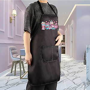 TOBGBE Lash Tech Gift Funny Lash Hustler Idea Apron With Pocket Lash Artist Gift Makeup Artist Gifts (Lash Hustler)