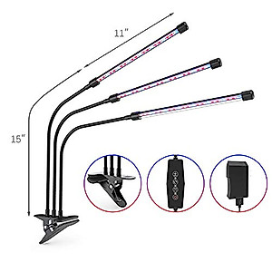 Buteny Grow Lights Plant Light for Indoor Plants Lamps Auto ON/Off Timer