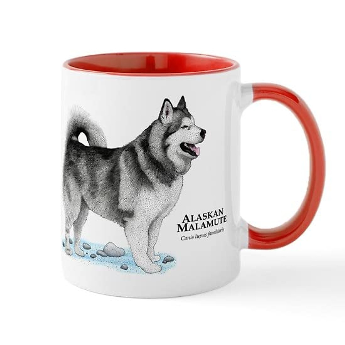 CafePress Alaskan Malamute Mug Ceramic Coffee Mug, Tea Cup 11 oz