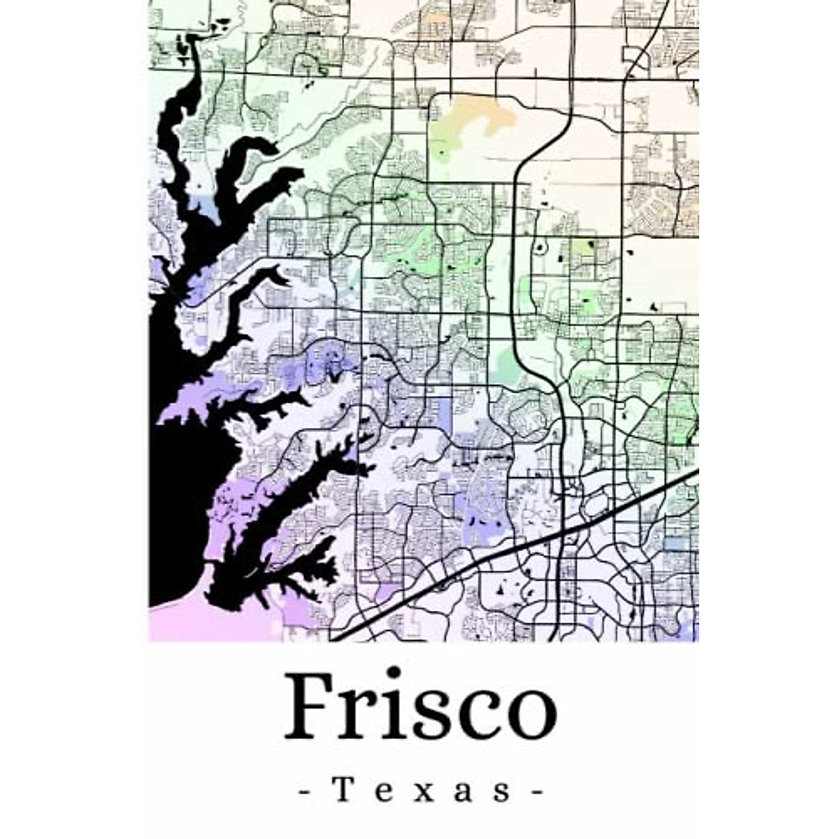 Frisco Texas: Your city, your region, your home! | Composition Notebook 6x9 blank 120 pages