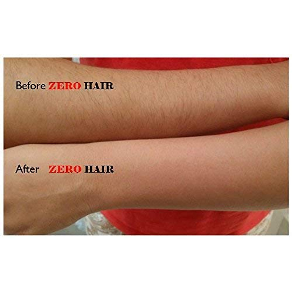 ZeroHair Painless for Women and Men Suitable for Body Skin and Private Parts Leg, Pubic, Bikini Hair Removal Premium Depilatory Cream Kachita Spell Easy Application Fast-Acting 200ml