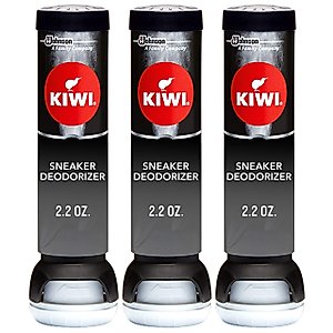 KIWI Sneaker Deodorizer, Black, 2.2 Ounce (Pack of 3)