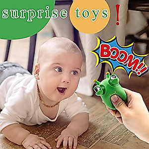 Brezoy Fidget Toys for Kids & Adult, Stocking Stuffers for Boys Squishy Sensory Toys Christmas Xmax Gifts for Boys Girls Squeeze Stress Balls Relief Popper Toys - 6PCS