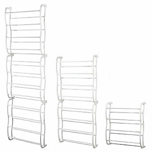 ‘XWJ’ 36 Double Door Shoe Shelf Wall-mounted Wardrobe Storage Bracket-White