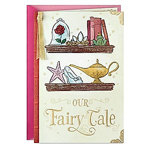 Hallmark Disney Valentines Day Card, Anniversary Card, Love Card (Our Fairy Tale)