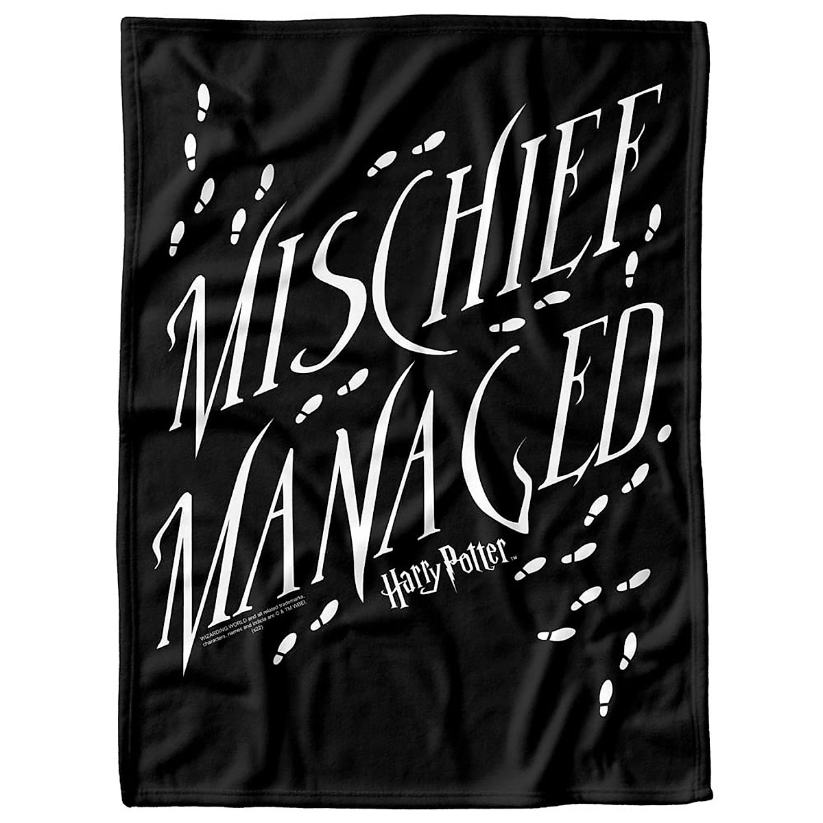 Harry Potter Lightweight Baby Blanket, 30"X40", Mischief Managed 4 Unisex for Infants Girls & Boys