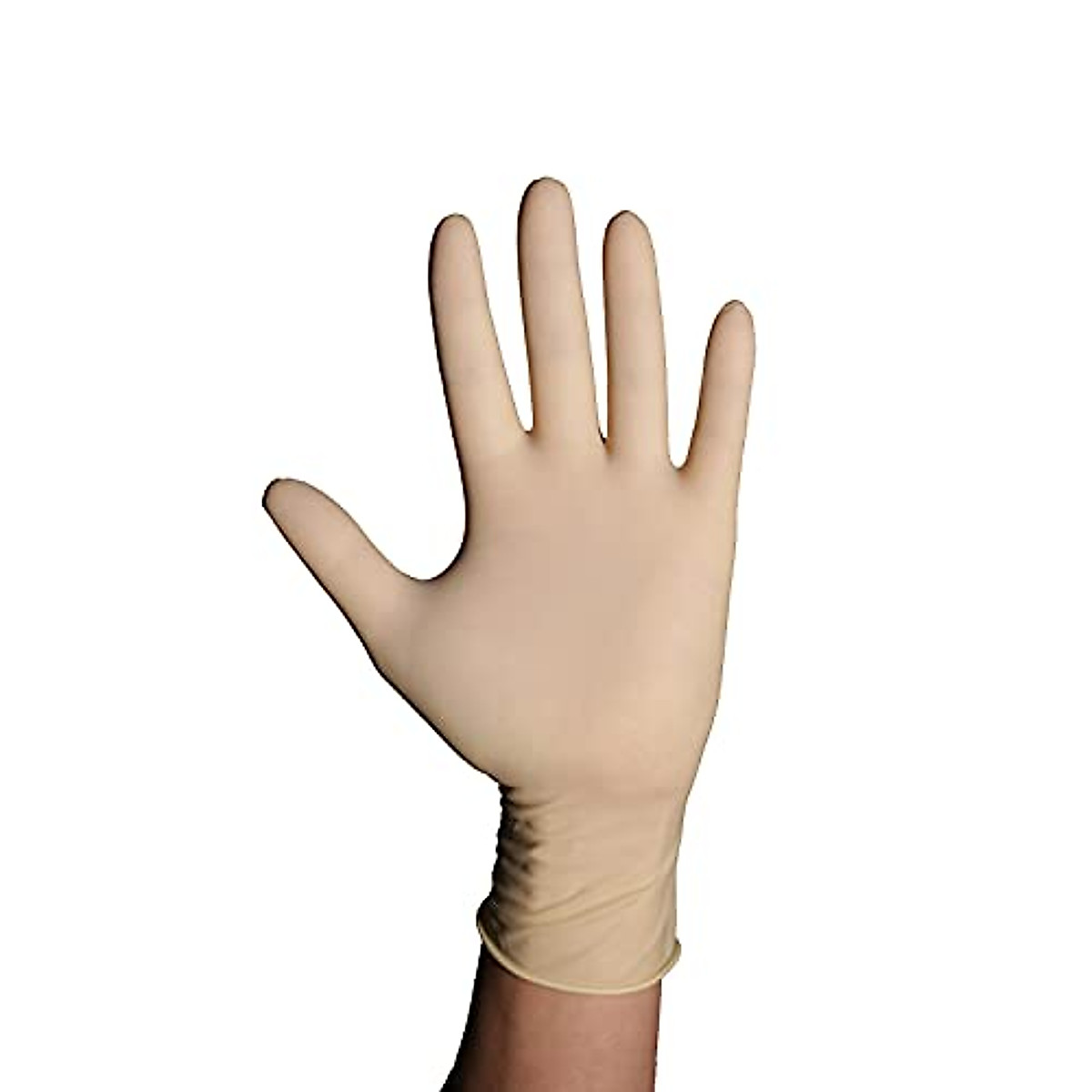 GripProtect Ultra 8 Mil Latex Exam Gloves, Disposable, Textured, Medical, Automotive, Janitorial, Home, EMS, Hospital, Law-Enforcement (Large 100)