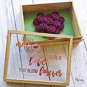 TECKWRAP Rose Gold Chrome Adhesive Craft Vinyl Roll 1ftx5ft