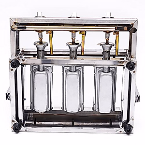 Portable Grill 3-Burner Tabletop Propane Gas Grill 18'' x 10'' Outdoor Camping Cooking Grill Table Top Propane Gas BBQ Patio Garden Picnic Backyard Barbecue Grill