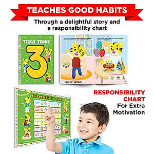 Learnabee Toys for 3 Year Old Boys/Girls | Gift for 3 Year Old Kids | Board Books and Fun Activities | Learning and Educational Toys & Games (1 Box Set)