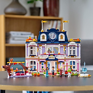 LEGO Friends Heartlake City Grand Hotel 41684 Building Kit; Includes Emma, Stephanie, River and Amelia Mini-Dolls; New 2021 (1,308 Pieces)