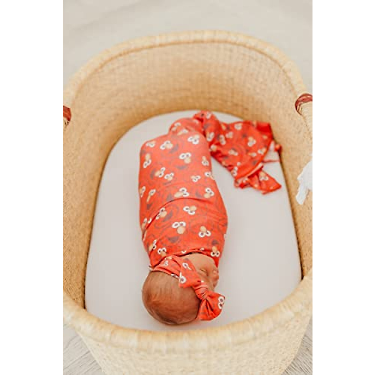 Copper Pearl Baby Swaddle Blanket - Wearable Premium Knit Baby Blanket, Large Soft Stretchy Receiving Blankets for Baby Boy and Girl, Swaddles for Newborn, Infant, and Toddler (Elmo)