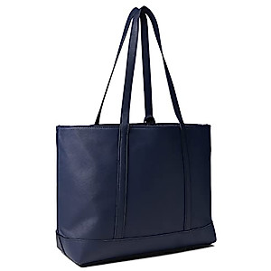 Tommy Hilfiger Gretta II Tote with Hangoff Saffiano PVC Tommy Navy One Size