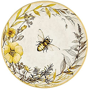 Certified International Bee Sweet 144 oz. Pasta/Serving Bowl, Multi Colored, 13"W x 13"H