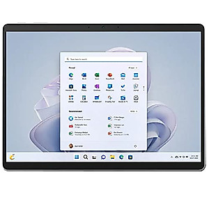 Microsoft QEZ00001 Surface Pro 9 13" Touch Tablet, Intel i5, 8GB/256GB, Platinum Bundle Surface Dock 2 and 1 YR CPS Enhanced Protection Pack