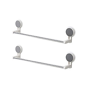 Cabilock 2pcs Hand Towel Ring Wall Mount Towel Hanger Bathroom Towel Shelf Hand Towel Holder Single Towel bar Kitchen Suction Cup Towel bar Towel Rack White Lid Rack Sucker Individual