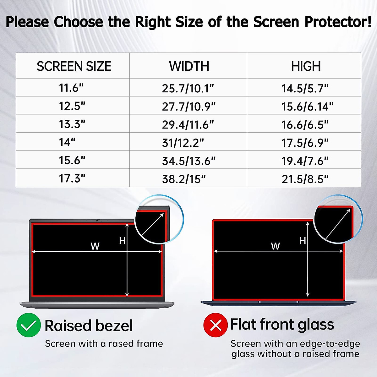 【2 Pack】 15.6 Inch Laptop Screen Protector Eye Protector Anti Blue Light Anti Glare Filter, Compatible with HP/Dell/Sony/Asus/Samsung/Lenovo/Acer/MSI/LG/Razer Blade 15.6” (Aspect Ratio 16:9) Laptop
