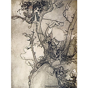 Rip Van Winkle 1905 Catskill mountains Poster Print by A Rackham (24 x 36)