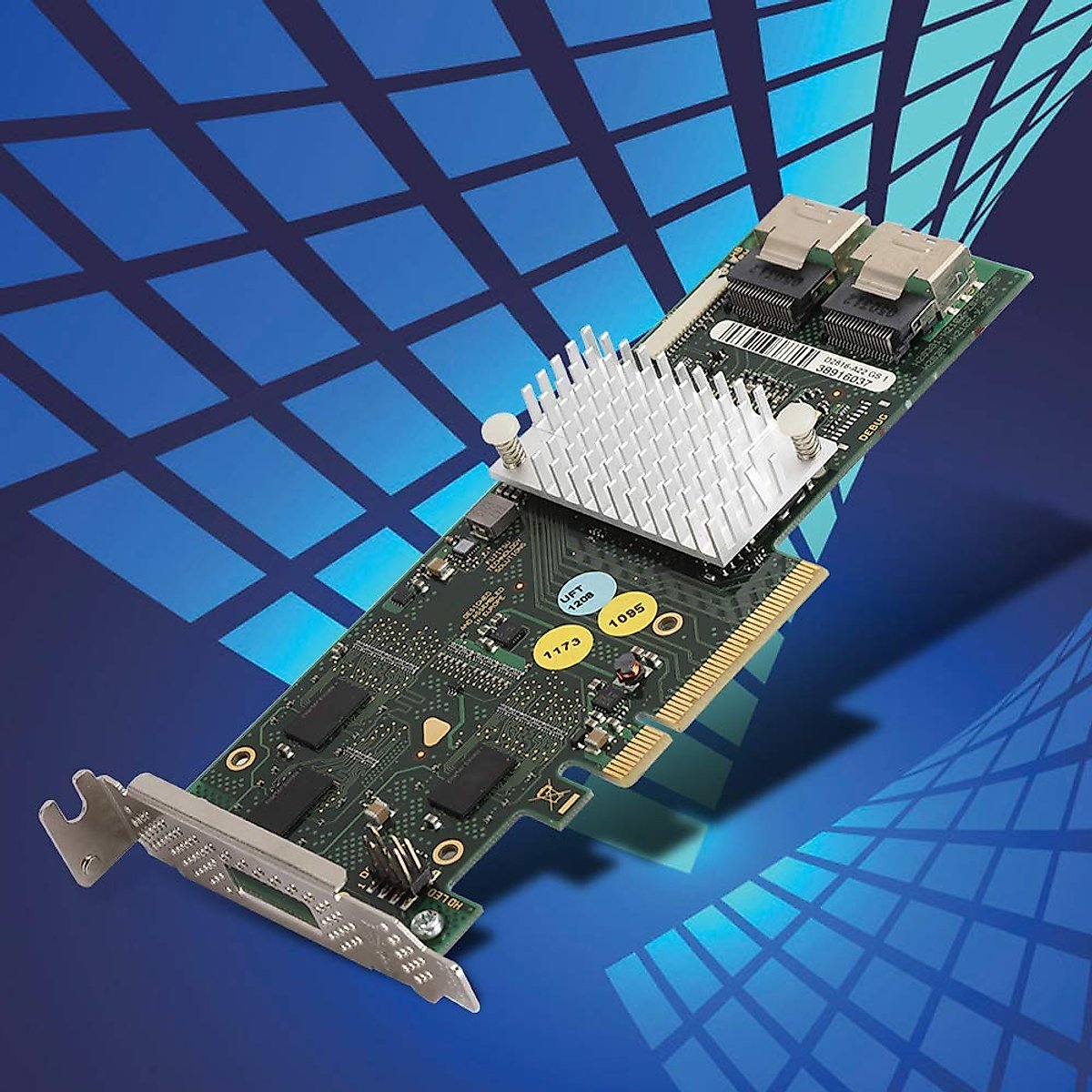 ASHATA SAS Controller 8-Port SATA+SAS Ports SAS2108 SATA/SAS Raid 6Gbs 512M Cache Controller Low Baffle,Support to 32 for SAS SATA Endpoint Devices