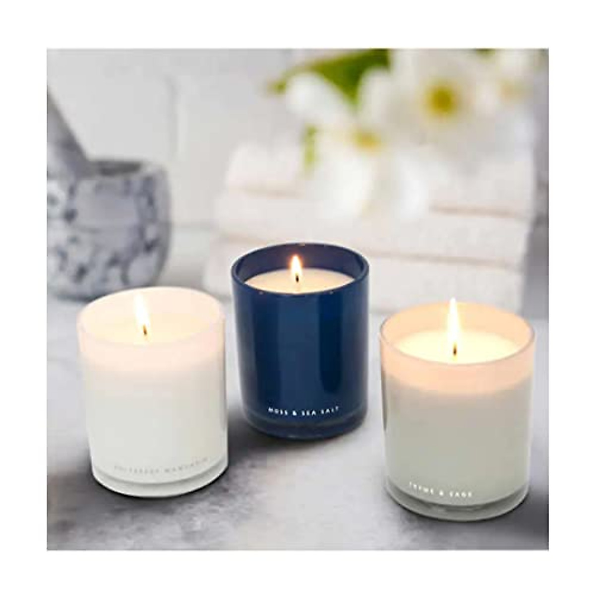 Wolf and Lamb Essentials Luxury Artisan 3 Pack Scented Candle Gift Set 11oz Each