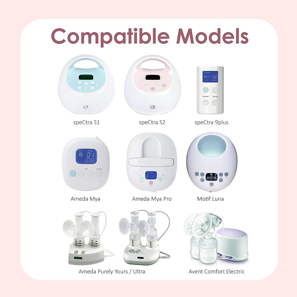 Maymom Replacement Tubings Compatible with Spectra Replacement Pump Parts Spectra S1 Spectra S2 Spectra 9 Plus Tubes Longer Than Original Spectra Tubing