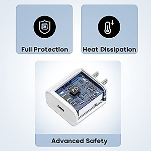 [4 Pack] Fast iPhone Charger Block,Fast Apple Charger iPhone 20W USB C Wall Charger Power Adapter Plug iPhone Charger Fast Charging for iPhone14/13/12 Pro/Pro Max,iPad/AirPods,Samsung/Pixel and More