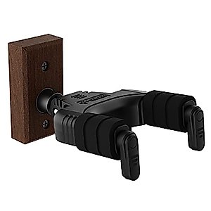 Sondery Guitar Wall Mount Hanger, Auto Lock and Adjustable Hook Holder for Acoustic and Electric Guitar, Ukulele, Bass, Banjo and Mandolin