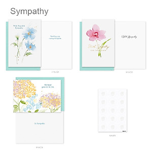 American Greetings Deluxe Boxed Sympathy Card Assortment (15-Cards)
