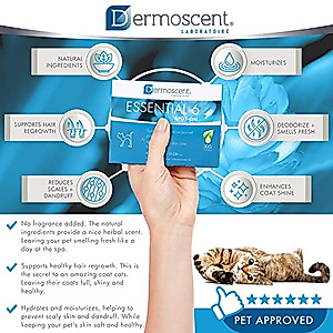 Essential 6 spot-on for Cats - Skin Care for Dandruff Dry or Oily Skin & Hair Loss - Natural Essential Oils & Fatty Acids - Healthy Skin & Coat - 4 Pipettes of 0.6 ml / 0.08 fl. oz