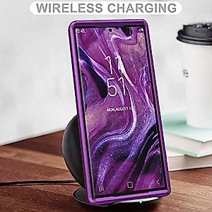 WeLoveCase for Galaxy Note 20 Ultra Case, Cover 3 in 1 Full Body Heavy Duty Protection Hybrid Shockproof TPU Bumper Protective Case for Samsung Galaxy Note 20 Ultra 6.9inch Purple