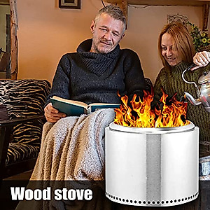 TWDYC Winter Heating Stove Suitable for Indoor Backpack Camping Survival Burning Branches Outdoor Heater Stove Portable Grilling Stove