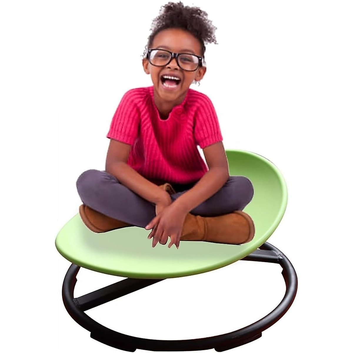 Autism Kids Swivel Chair, Sensory Toys Chair for Kids, Spinning Chair Wobble Chair Balance Toys, Balance Physical Therapy Equipment, Training Body Coordination, Kid Spinning Carousel for Kids 3-12 ( C