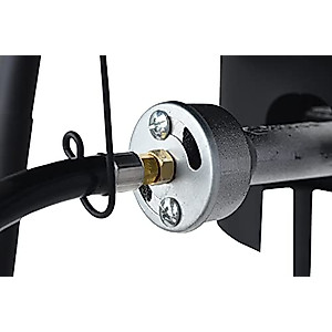 Flame King FK-100KSB Heavy Duty 100,000 BTU Propane Gas Single Burner Bayou Cooker Outdoor Stove for Home Brewing, Turkey Fry, Maple Syrup Prep, Cajun Cooking, 100K TALL, Black