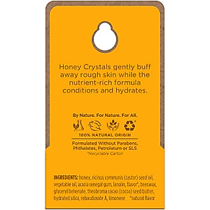 Burt's Bees Lip Care Easter Basket Stuffers, Moisturizingc & Conditioning Lip Scrub Spring Gift, for All Day Hydration, with Exfoliating Honey Crystals, All Natural, 0.25 Ounce