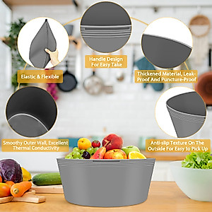 Slow Cooker Liners fit Crock-Pot 6 Quart Oval Slow Cooker,Reusable & Leakproof Dishwasher Safe Cooking Liner for 6 QT Crock Pot (1pcs-black-6QT)