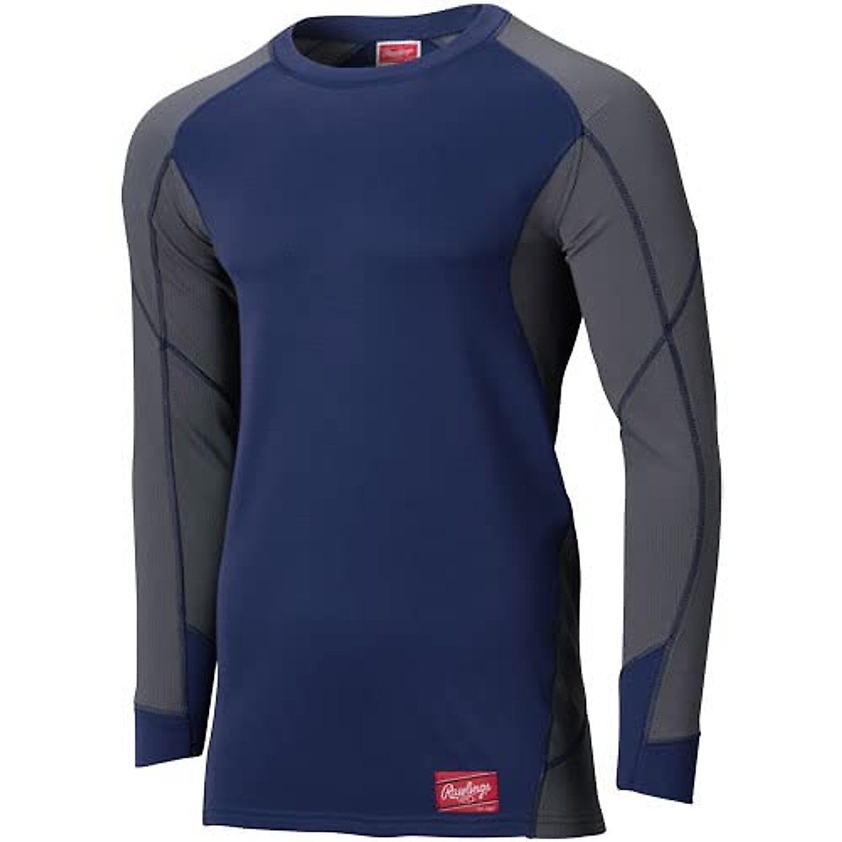 Rawlings Adult Dugout Fleece Pullover Series, Navy, Small