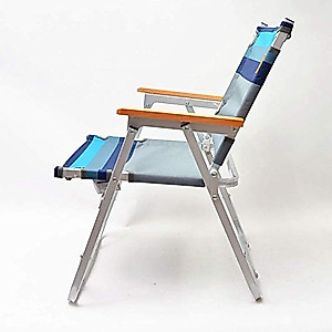 CZDYUF Rocking Chair Patio Lawn Chair, Beach Reclining Folding Chairs, Outdoor Portable Recliner for