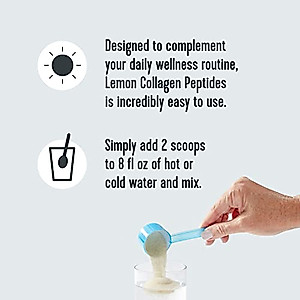 Vital Proteins Collagen Peptides Powder, Promotes Hair, Nail, Skin, Bone and Joint Health, Lemon 11 Ounce