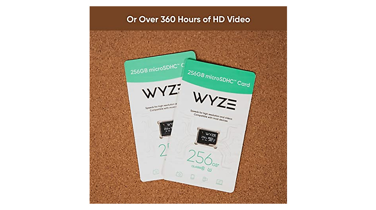 Wyze 256GB MicroSDXC Card - High-Speed Storage for Wyze Cam