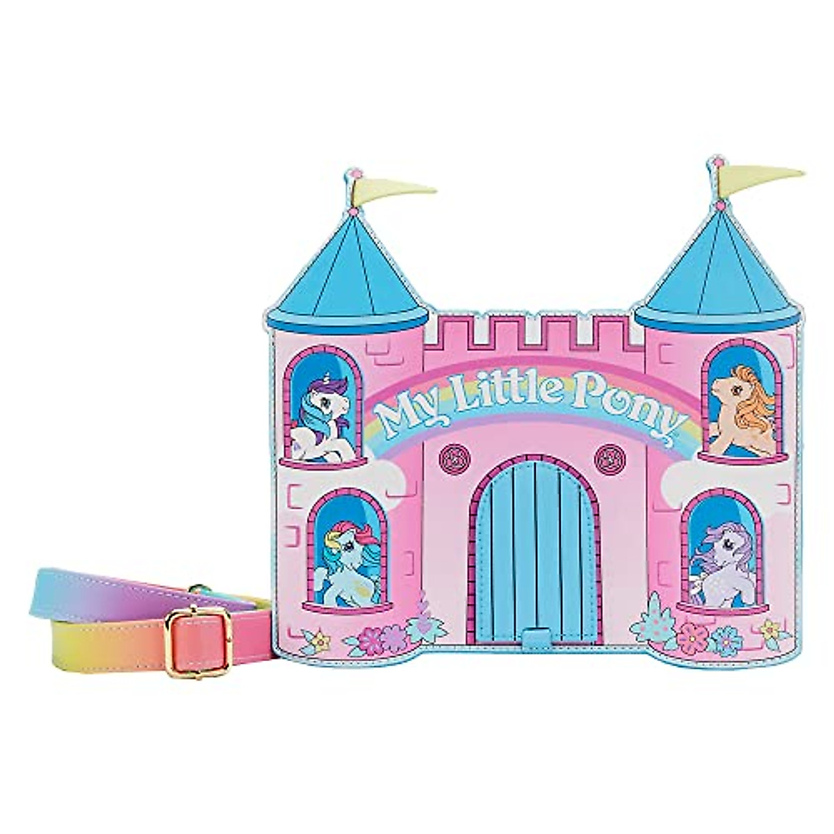 Loungefly My Little Pony Castle Crossbody Bag
