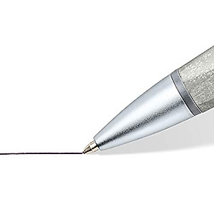 STAEDTLER 441CONB2-9 Concrete Premium Retractable Ballpoint Pen - Medium Line Width, Grey (Pack of 1)