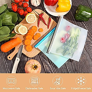 VGIGCICV 10Pcs Set of big mouth glass jars storage for kitchen organization,up to 45oz glass can, silicone bag for leftovers