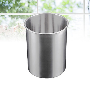 Wine Cooler Bucket Stainless Steel Wine Cooler Wine Bottle Chiller Ice Bucket(2.5L/Silver)